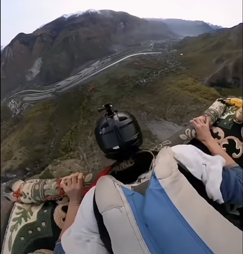 A Real Flying Carpet (we've got video to prove it)